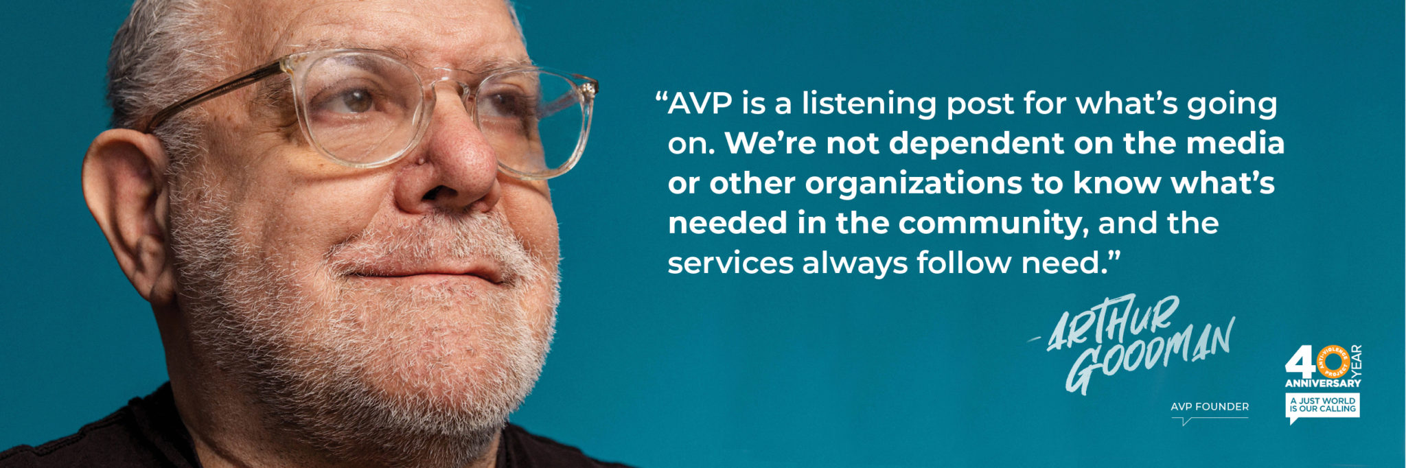 40 Change Makers: Arthur Goodman - NYC Anti-Violence Project