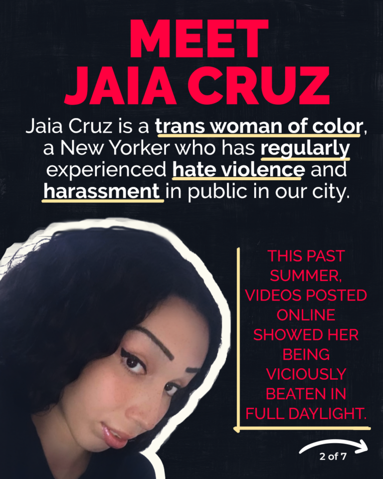 The New York City Anti-Violence Project supports LGBTQ+ criminalized survivors. - NYC Anti ...